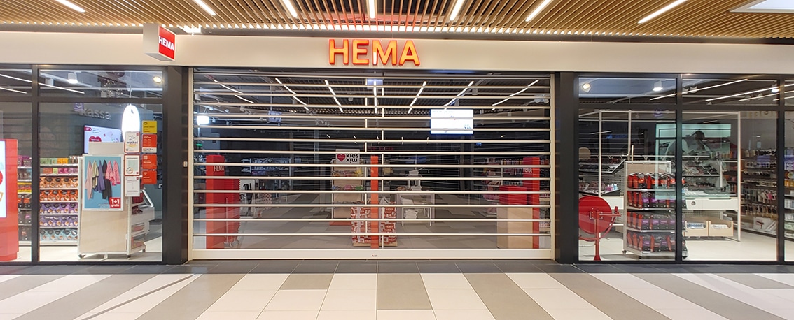 Clear Roller Shutters for Retail | Security Shutter